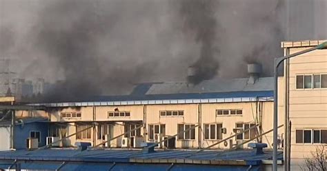 인천 남동산단 자동차부품 제조공장서 불…인명피해 없어