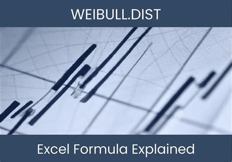 Learn Weibulldist Excel Formula With