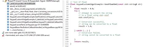 Solved Touchgfx Gcc C Exceptions Handling Stmicroelectronics Community