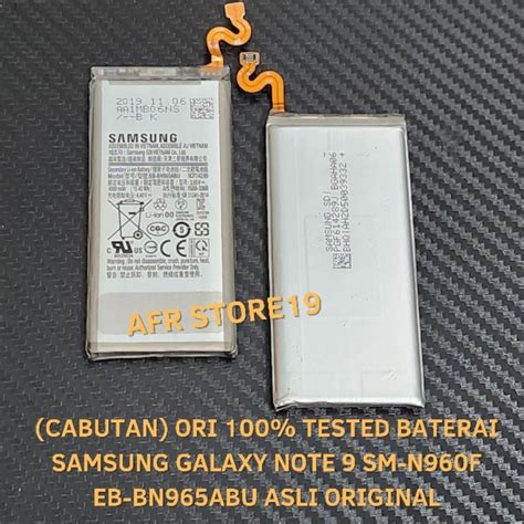Jual CABUTAN ORI Tested Baterai SAMSUNG GALAXY Note SM F EB BN ABU Asli Original