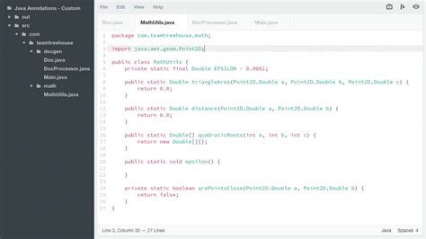 Using A Custom Annotation How To Java Annotations Treehouse