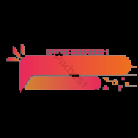 abstract modern gradient text box png images ai free download pikbest