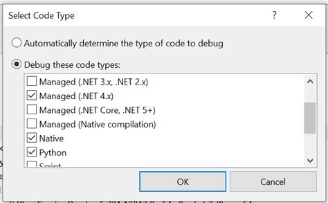Unable To Get Mixed Mode Debugging Working In Python 396 Pythonnet 252 · Issue 1740