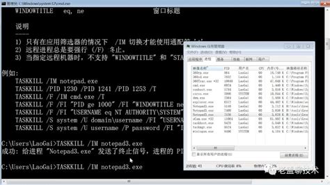 taskkill无法终止进程 拒绝访问 dos命令taskkill图文教程，使用映像名称或pid结束exe进程批处理 csdn博客