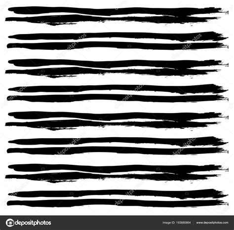 Hand Drawn Horizontal Stripes Pattern Background Stock Vector By ©igor Vkv 193680864