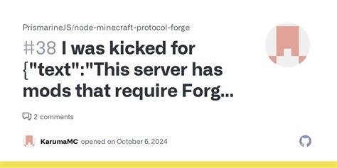 I Was Kicked For Text This Server Has Mods That Require Forge To Be Installed On The Client