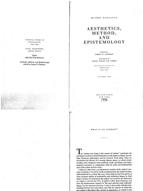 What Is An Author Foucault Pdf Pdf