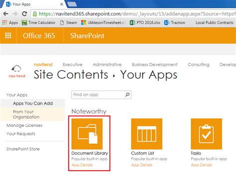 How To Set Up A Sharepoint Library