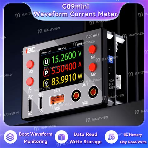 I2c C09mini Waveform Ammeter Supports Current Waveform Acquisition