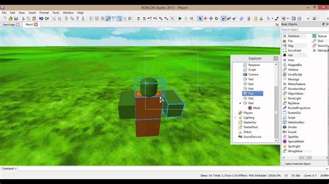 How To Make A Moving Model Roblox 2013 Youtube