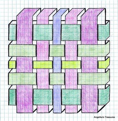 Colored Pencils Are Arranged In The Shape Of A Square Rectanglel Pattern