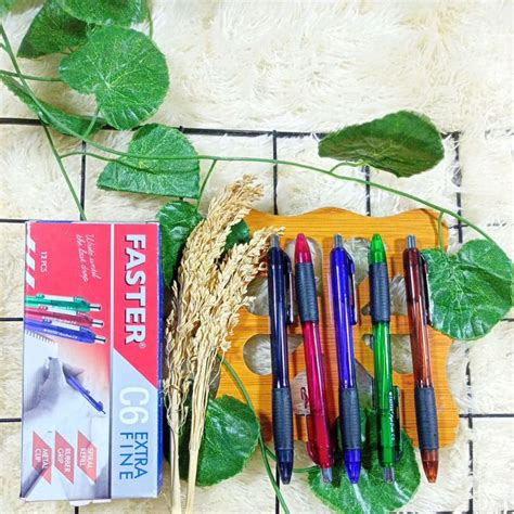 Faster Pen C6 Pack 12 Pcs Shopee Philippines