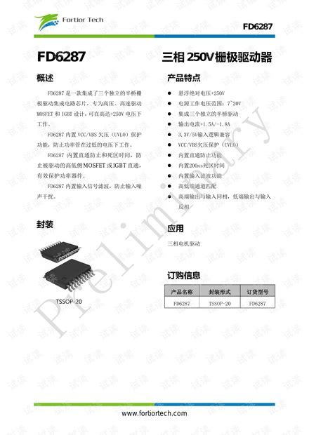 Fd6287高压高速三相驱动芯片发布 资源 Csdn下载