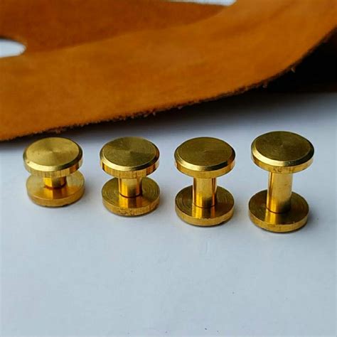 Jual 1 Pasang Mur Baut Ikat Pinggang Kulit Kuningan Asli Shopee Indonesia