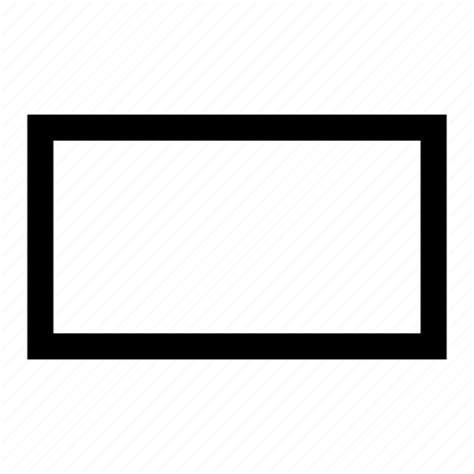 Rectangle Outline Svg Obnery
