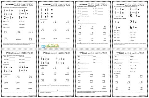 Free Math Worksheets Grade 4 To 8 Geeksforgeeks Worksheets Library