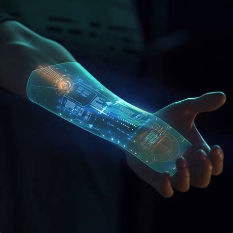 Free Futuristic Arm Interface Image Download At Stockcake
