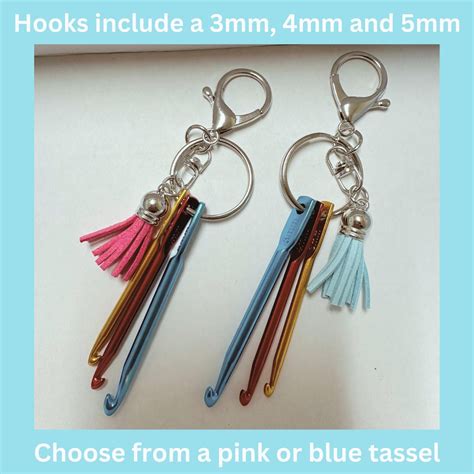 Crochet Hook Keychain Mini Crochet Hooks Portable Crochet Hooks T
