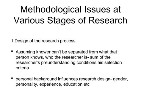 Methodological Challenges In Qualitative Research Pptx Science