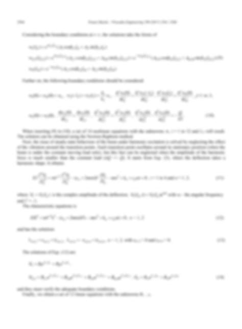 Solution The Dynamics Of An Infinite Uniform Euler Bernoulli Beam On Bilinear Viscoelastic