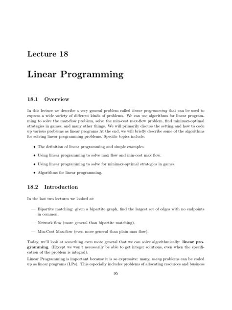 Lp 3 Pdf Linear Programming Mathematical Optimization