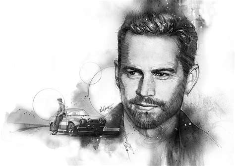 Paul Walker Drawing