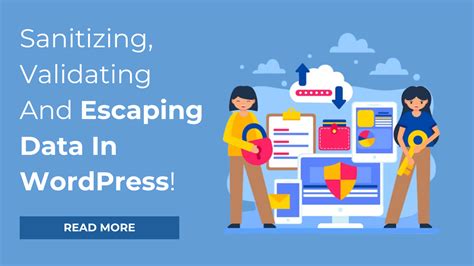 Sanitizing Validating And Escaping Data In Wordpress