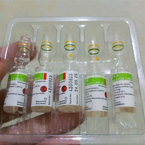 Anti Tetanus Serum Lengkap Harga Terbaru Juni 2024 Blibli