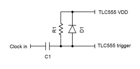 Tlc555 Pwm Below 50 Duty Cycle And Example In Data Sheet Clock And Timing Forum Clock