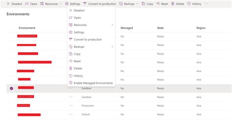 Environments In Power Platform Admin Centre And Backup Environment Gm Dynamics Consulting