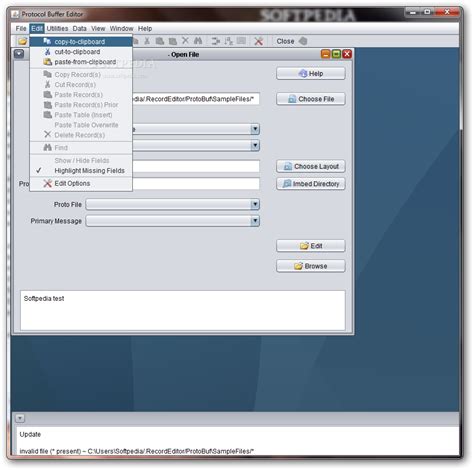 Protocol Buffer Editor Download Softpedia