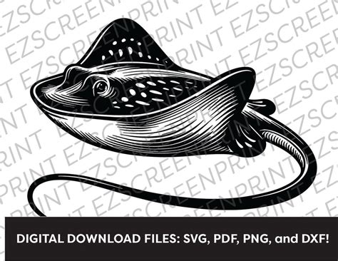 Polymer Clay Silk Screen Printing Stencil River Stingray Ezscreenprint