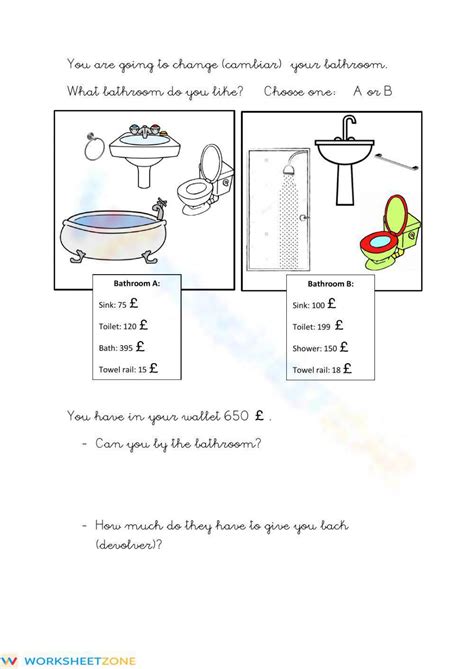 Addition And Substraction Word Problem Worksheet