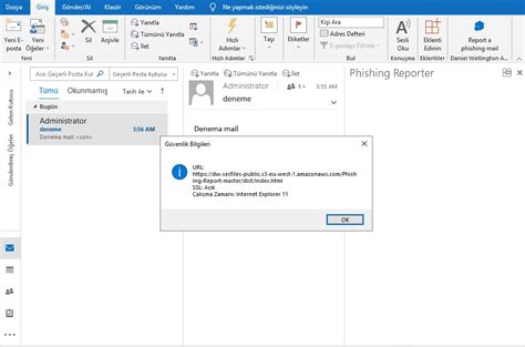 Outlook Desktop Version Report Problem · Issue 3 · Dwtechnologiesgophish Owa Phishing Reporter