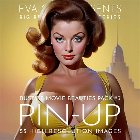 Busty B Movie Pin Up Girls Image Pack Ai Generated Retro Art 55 S