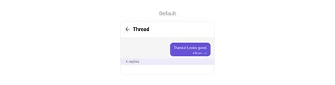 Threaded Messages Header Components React Native Ui Kit