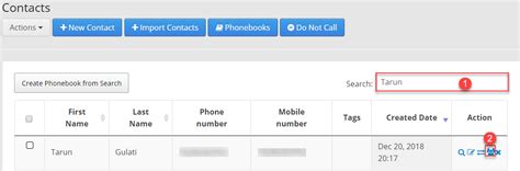 Contact Household Callhub