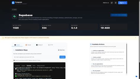 supabase database integration via mcp server b12