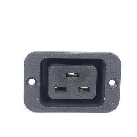 Ac 250v 16a Iec 320 C19 C20 Panel Mount Plug Connector Socket Travel Adapters Converters Lazada Ph