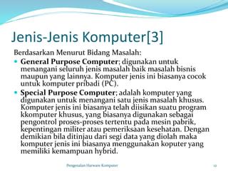 1 Pengenalan Harware Komputer PPT