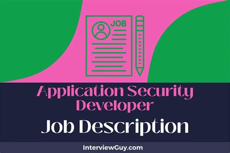 Application Security Developer Job Description Updated For 2025