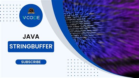 Stringbuffer Java V Code Csi Vit Ap Youtube