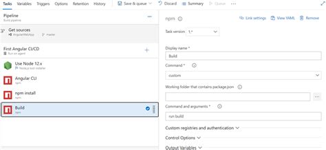 Create Build Pipeline For Angular App And Download Artifacts Using Azure Devops