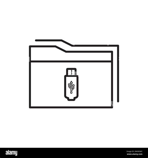 Importing File Icon Isolated On White Background Folder Symbol Modern