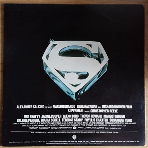 Vinyl Lp Superman The Movie Original Soundtrack John Williams 2lp