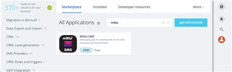 Bitrix Integration Guide Mitto API Developer Hub
