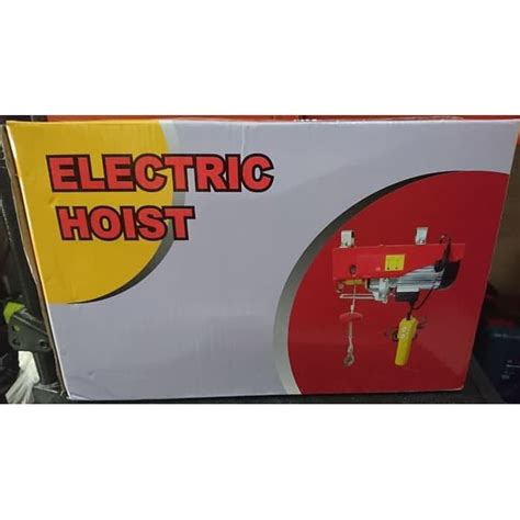 Jual Katrol Mini Electric Hoist Wire 300kg Wire Winch Pa 300 Katrol Elektrik Katrol Shopee