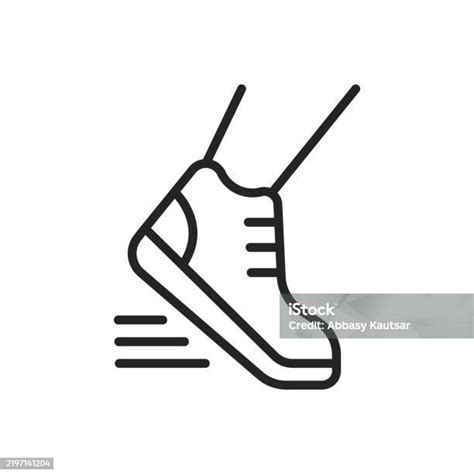 실행 중인 얇은 선 아이콘 편집 가능한 획과 투명한 배경에 완벽한 픽셀 달리기에 대한 스톡 벡터 아트 및 기타 이미지 달리기