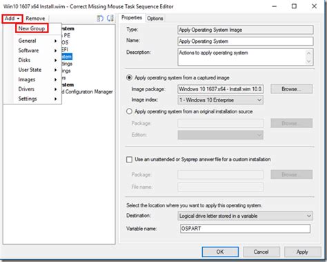 No Mouse Cursor During An Osd Task Sequence Configuration Manager Microsoft Learn