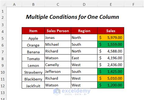 Excel Conditional Formatting Multiple Conditions Blank Catalog Library